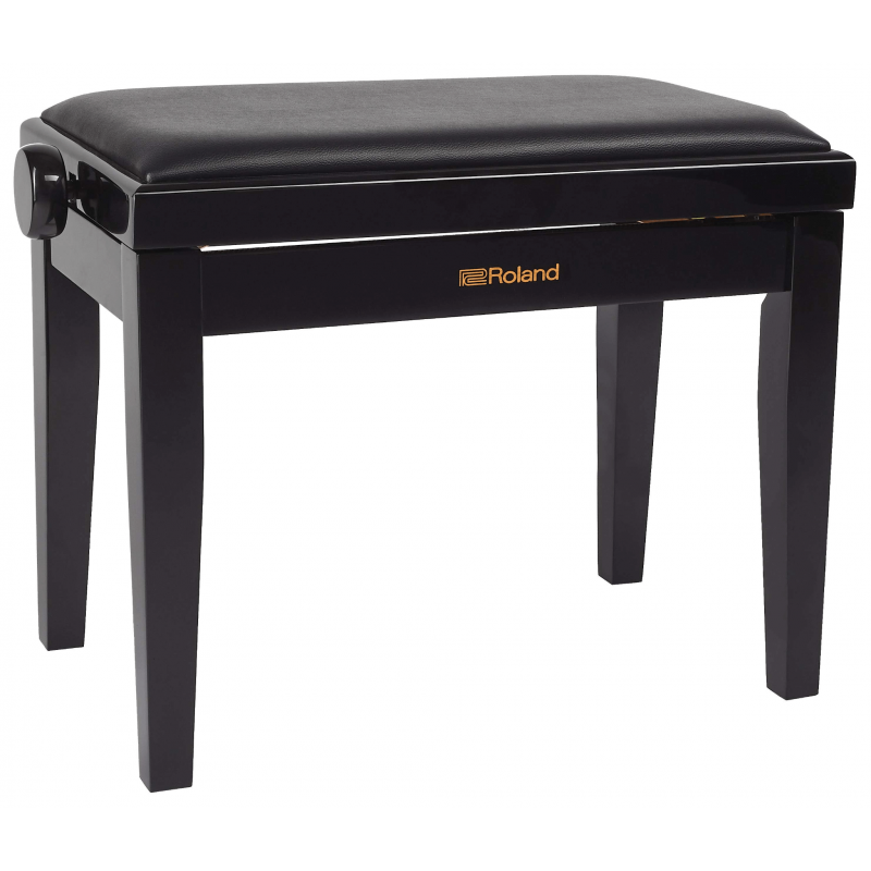 RPB-200PE Polished Ebony | ROLAND | Adjustable Piano Bench